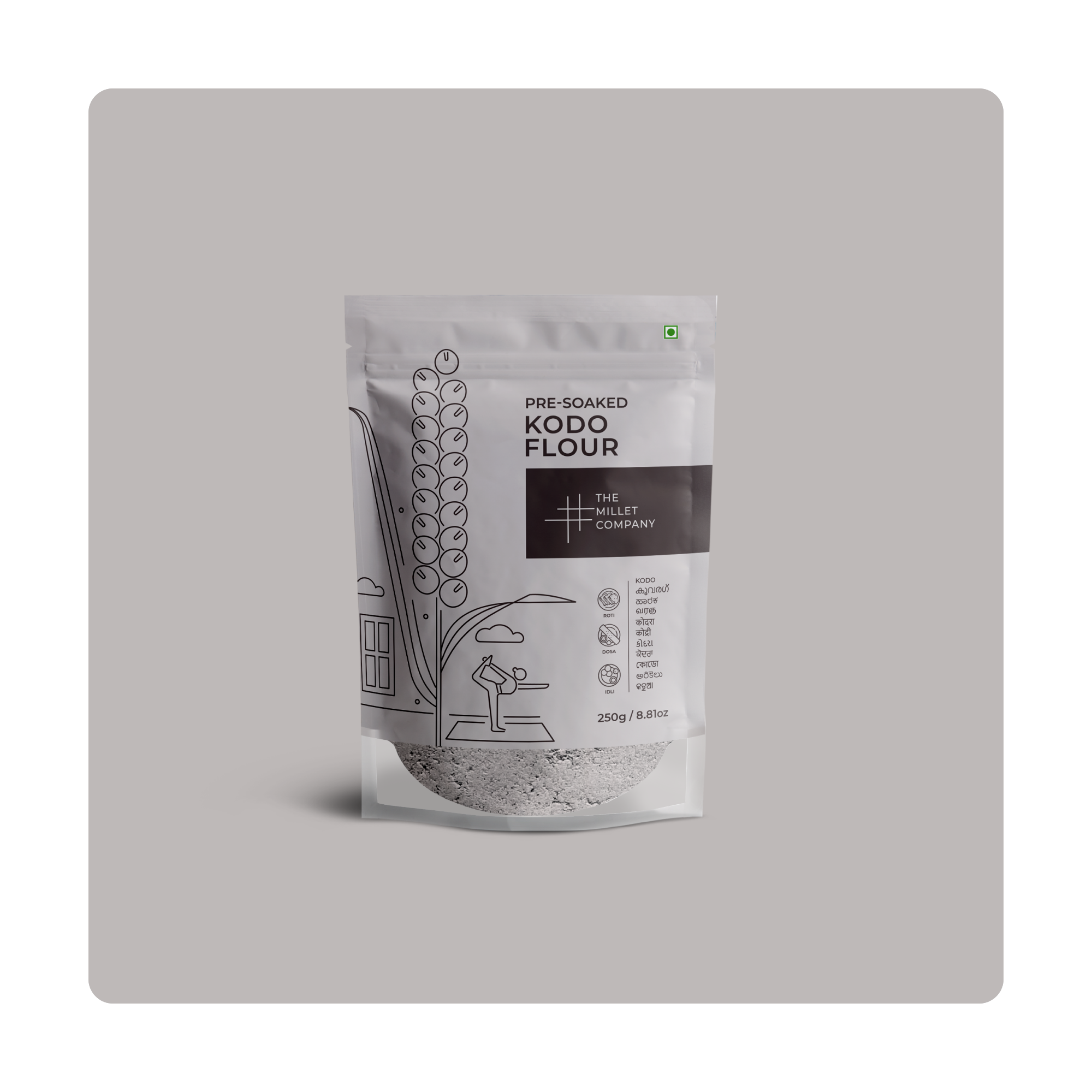 Pre-Soaked Kodo Flour